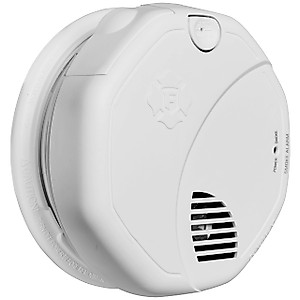 First Alert Battery Powered Wireless Interconnected Photoelectric Smoke and Carbon Monoxide Combo Alarm with Voice and Location, SCO500B- (Pack of 3)