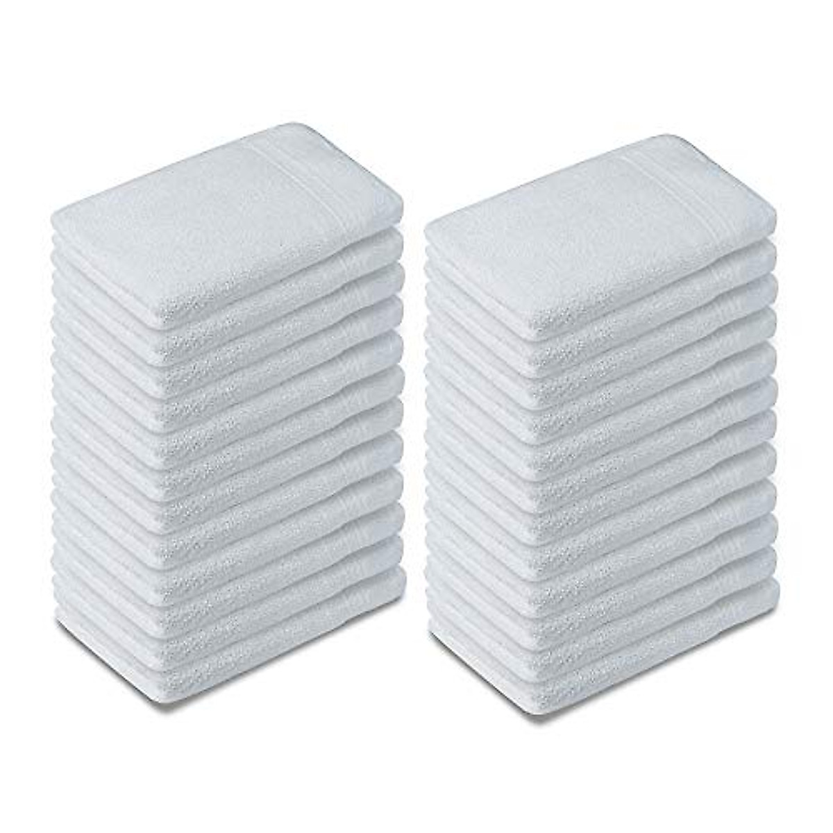 Salon Towel 16 x 26 White 24 Pack Premium Hand Towels - 100% Combed Ring Spun Cotton, Ultra Soft and Highly Absorbent, Extra Large Thick Hand Towels, Hotel & Spa Quality Hand Towels