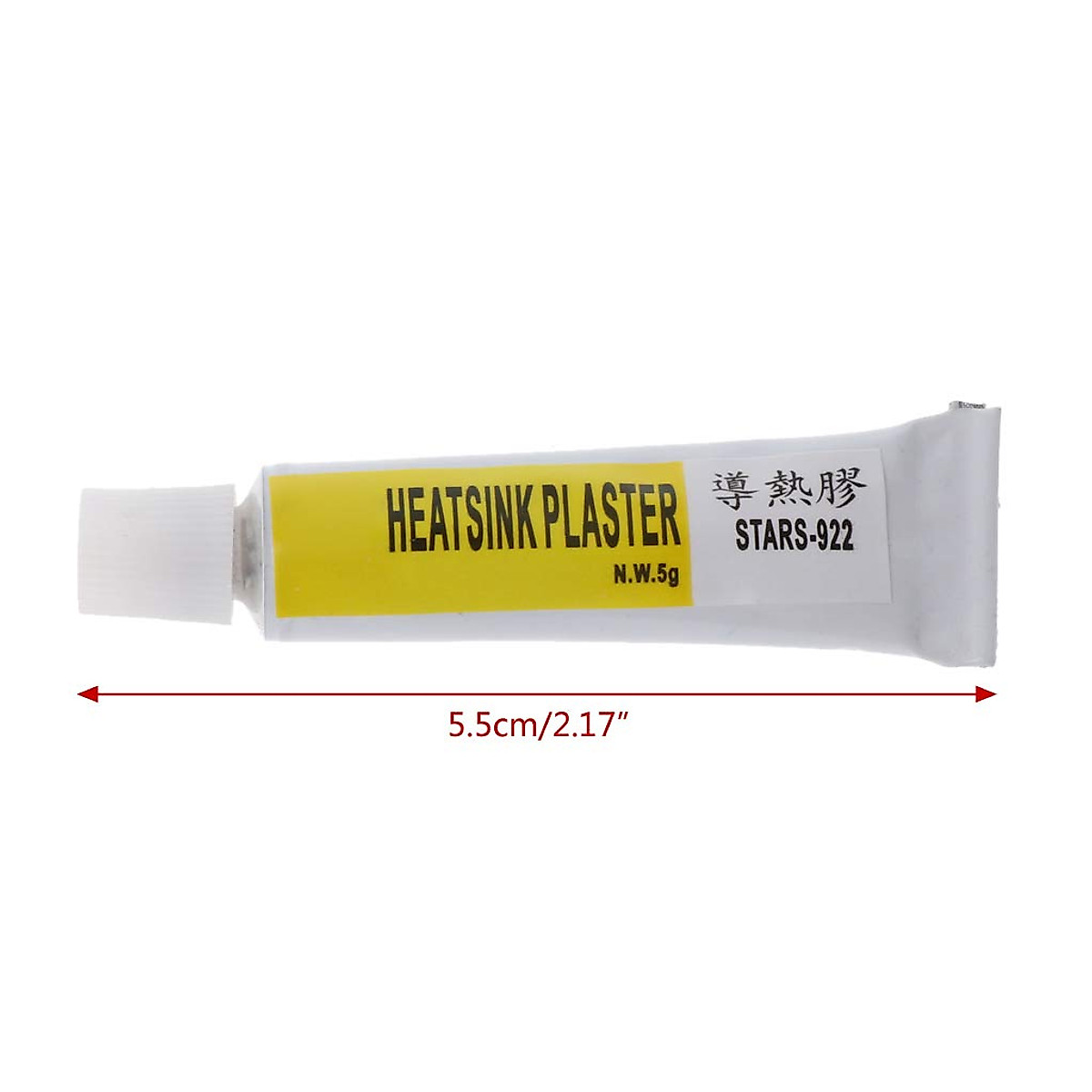Sara-u 2Pcs Heatsink Plaster Thermal Silicone Adhesive Cooling Paste Strong Adhesive Compound Glue for GPU Chip Radiator Cooling