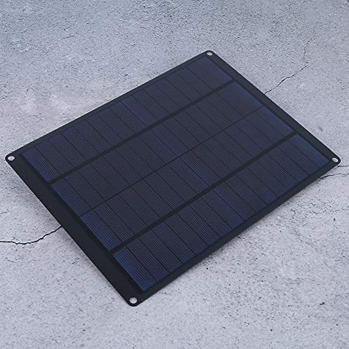 Delaman Solar Panel, 10W Solar Panel Kit Waterproof Portable Power Charger Photovoltaic Panel for Car Phone Charge