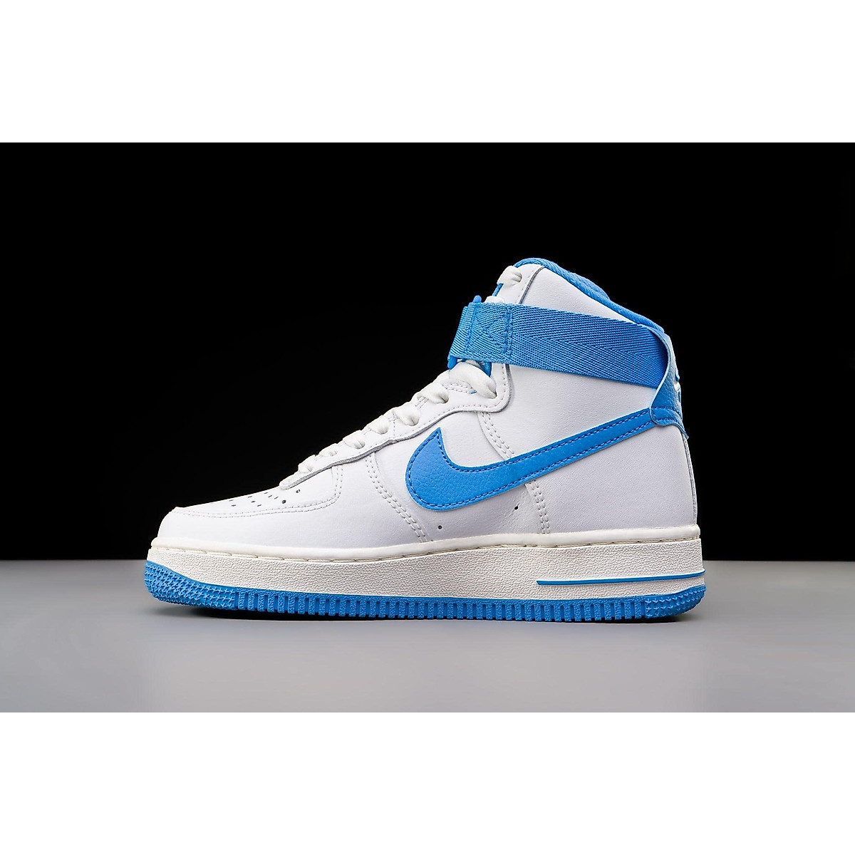 NIKE Women's High Sneakers, White University Blue Sail, 6.5