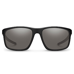 Suncloud Respek Polarized Sunglasses, Matte Black/Polarized Gray, One Size