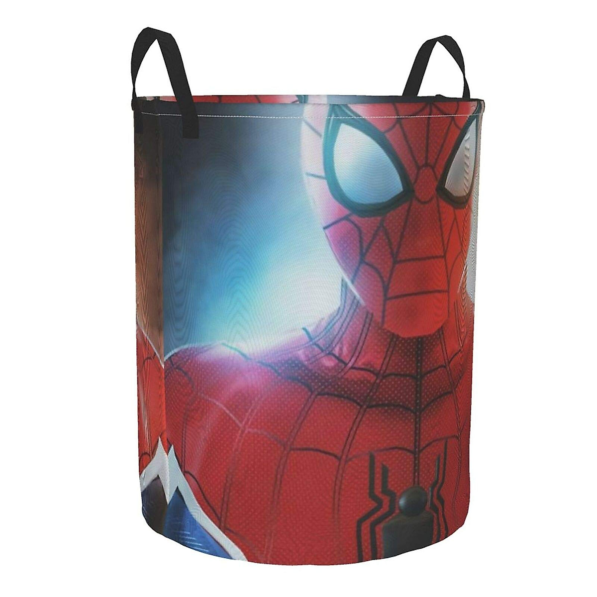 S-piderman Circular Hamper Dirty Clothes Handles Basket for Storage Organizer Storage Bin,Kids Room,Home Organizer,Nursery Storage,Baby Hamper,Durable With Printing