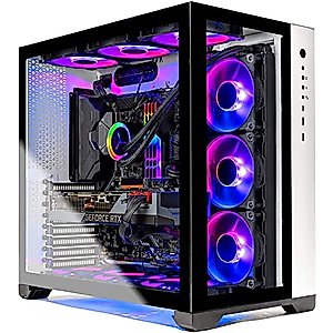 Skytech Gaming Skytech Prism II Gaming PC Desktop – AMD Ryzen 9 5900X 3.7 GHz, NVIDIA RTX 3090, 1TB NVME Gen4 SSD, 32GB DDR4 RAM 3200, 1000W Gold PSU, 360mm AIO, 11AC Wi-Fi, Windows 11 Home 64-bit