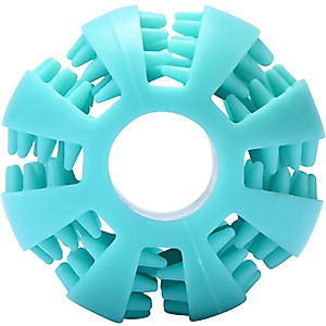 Interactive Dog Chew Toy Ball - Bite-Resistant Dog Treat Ball Dispenser Feeder - Ideal as Dog Puzzle Toys for Dog Boredom, Puppy Teething & Mind Stimulating Training Exercise (Color May Vary)