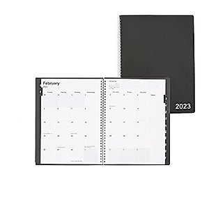 2023 Staples 8-Inch X 11-Inch Monthly Planner, Black (Tr52184-23)