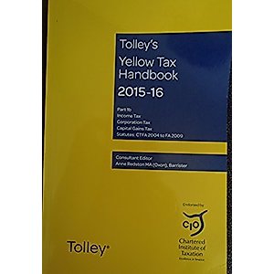 Tolley's Yellow Tax Handbook 2015-16: Part 1b