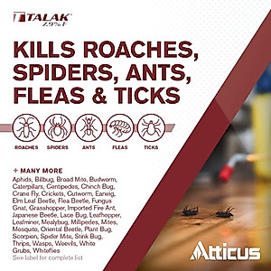 Talak 7.9 F Bifenthrin Insecticide Concentrate (1 Gallon) by Atticus (Compare to Talstar) –– Indoor and Outdoor Insect Control