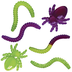 Gross Gummy Candy Lab - Worms & Spiders! Sweet Science STEM Experiment Kit, Make Your Own Plant-Based Gummy Candies in Cool Shapes & Colors | Learn Chemistry | Looks Gross, Tastes Great