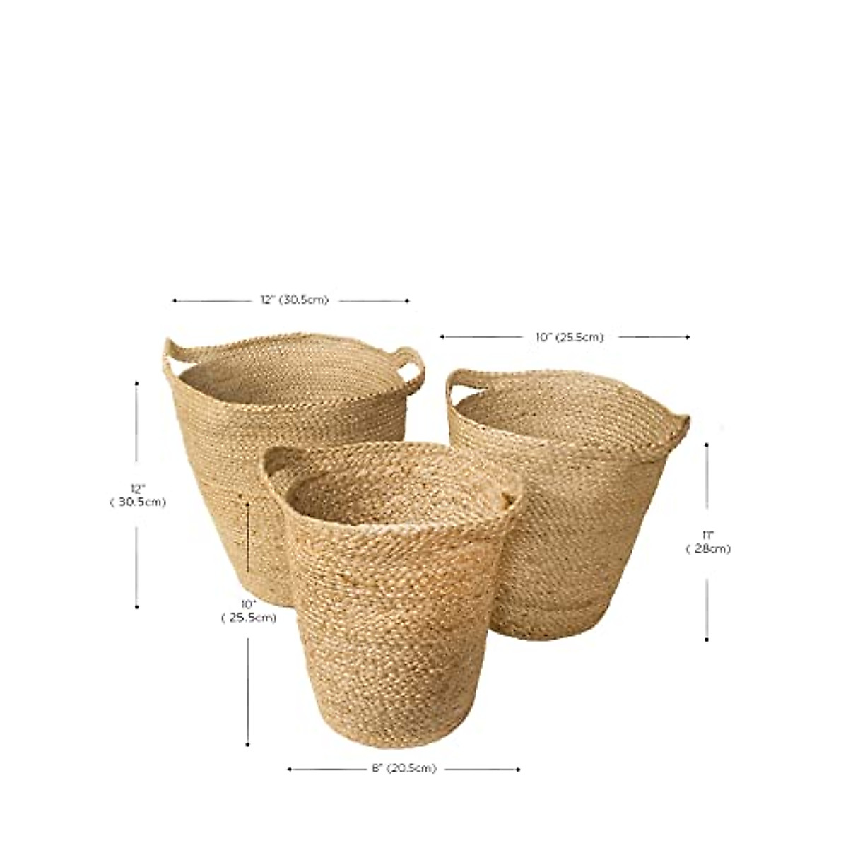 Kata Basket with Slit Handle - Set of 3