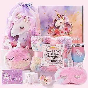 Christmas Unicorn Gifts Toys for Girls, Birthday Christmas Gifts for Girls Kids Age 3 4 5 6 7 8 9 10, Girl Toys, Kids Toys, for Toddler, Daughter, Niece, Granddaughter