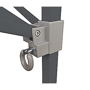 E-Z UP Swift 12x12 Shelter - Angled Legged, Midnight Blue Top, Dark Gray Frame