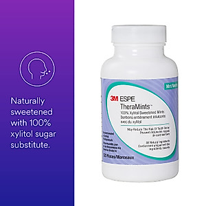 3M Medical TheraMints 100% Xylitol Sweetened Mints, Mint Flavor, 520 Mint Bottle