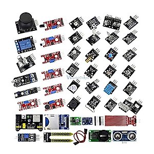 45 in 1 Sensors Modules Starter Kit for Arduino R3 Mega 2560 Nano Better Than 37in1 Sensor kit 37 in 1 Sensor Kit DIY kit