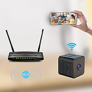 Wireless WiFi Camera Home Body Cam Security Home Cameras for Indoor Outdoor Security Cams with Cellphone App Dog Camera Pet Cams Baby Camera No Need WiFi with Battery Easy Setup Surveillance Cameras