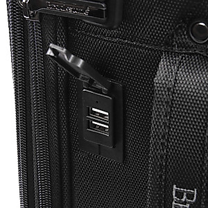 Brookstone Luggage Elswood Spinner Suitcase, Black, Carry-On