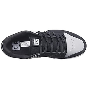 DC Men's Manteca 4 Casual Skate Shoe, Black/Grey, 11