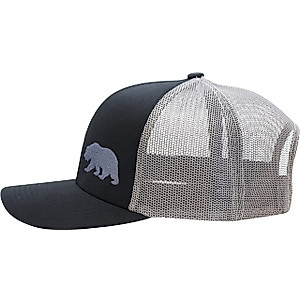LINDO Trucker Hat - Critter Collection (Bear - Black/Graphite)