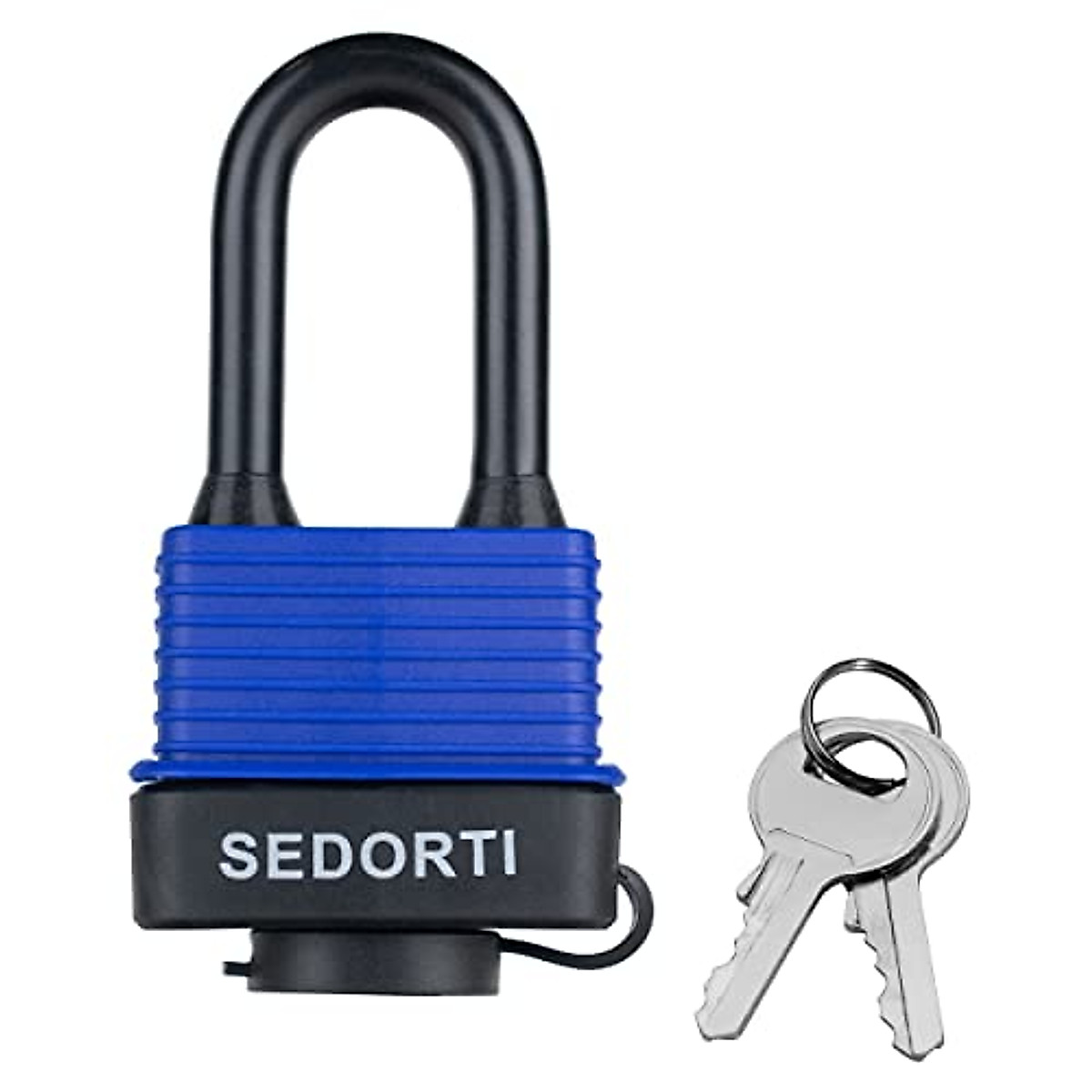 SEDORTI Colored Waterproof Padlocks, Heavy Duty Laminated Steel Lock ...