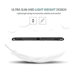 ProCase Slim Case for Galaxy Tab A 10.5 2018 T590 T595 T597, Light Stand Hard Shell Cover Protective Case for Galaxy Tab A 10.5-Inch Tablet SM-T590/T595/T597 -Black