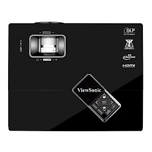 View Sonic PJD6223 XGA Front Projector, 300 Inches - Black