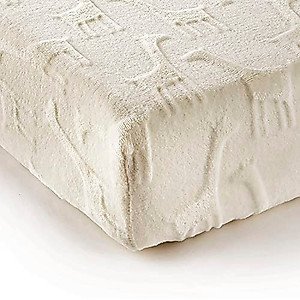 Levtex Baby - Giraffe Diaper Changing Pad Cover - Fits Most Standard Changing Pads - Giraffe - Cream - Nursery Accessories - Plush