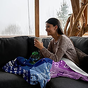 Solzien Turtle Blanket 60"x50", Turtle Gifts, Sea Turtle Gifts for Women, Turtle Ornament, Turtle Gifts for Turtle Lovers, Turtle Ornament, Turtle Birthday Decorations, Turtle Themed Gifts for Women