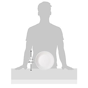 Corelle Livingware 16-Piece Dinnerware Set, Winter Frost White , Service for 4 [DISCONTINUED] (1092896)