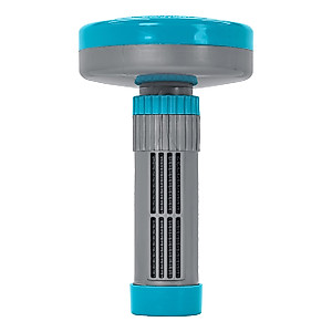 U.S. Pool Supply Floating Spa, Hot Tub & Small Pool Chlorine and Bromine Chemical Dispenser - Holds 1" Tablets, 13 Flow Level Control Setting