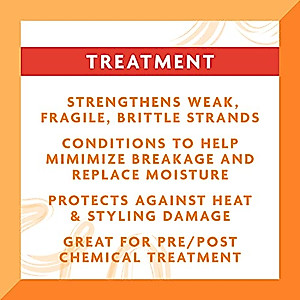 Cantu Grow Strong Strengthening Treatment, 6 Oz, White