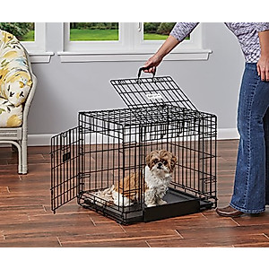 MidWest Homes for Pets Ovation Double Door Dog Crate, 24-Inch