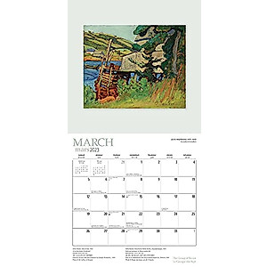 The Group of Seven AGO | 2023 12 x 24 Inch Monthly Square Wall Calendar | English/French Bilingual | Wyman Publishing | Painting Art Gallery Images