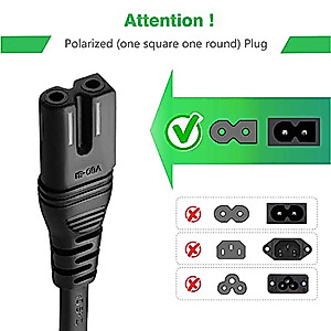 Aprelco 5ft AC Power Cord Cable Plug Compatible with Bose SoundTouch Sound Touch 30 354441-1200 Digital Media Streamer