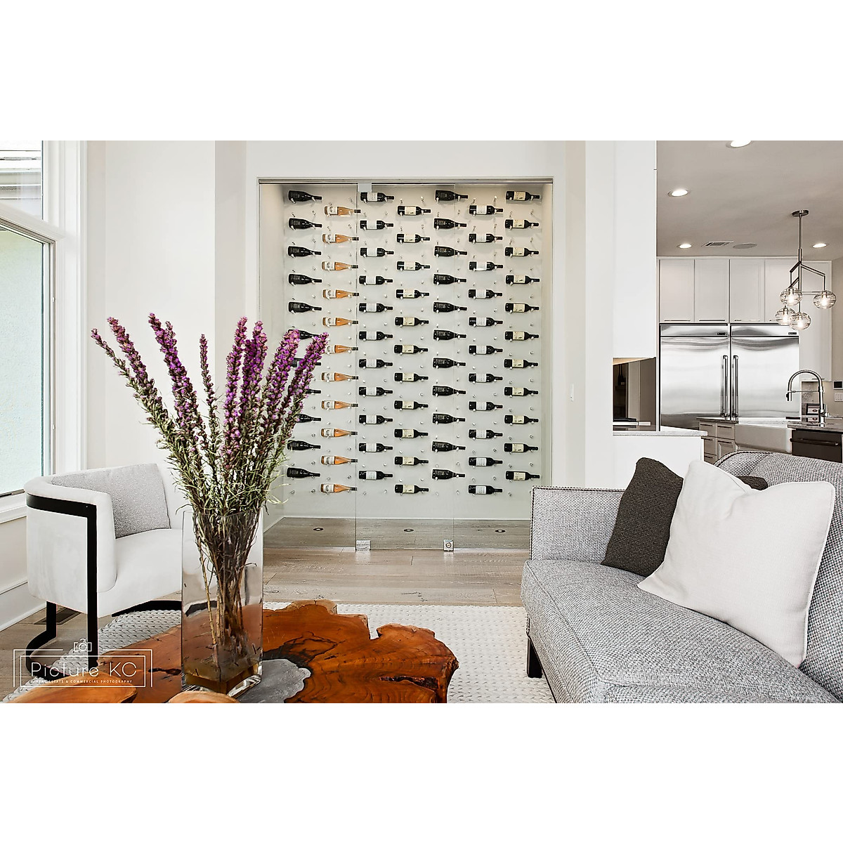 Stylish VintageView Vino Pins - Modern Wine Rack