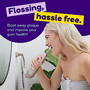 Burst Electric Toothbrush with Water Flosser Bundle, Rose Gold