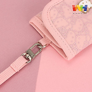 WINGHOUSE® Hello Cat Kitty Gifts Wallet Kawaii Trifold Kids Girl's Gift Travel Accessories with Coin Pocket and Detachable Lanyard