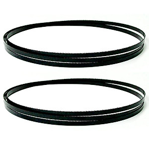 FOXBC 59-1/2" x 3/16" x 14 TPI Bandsaw Blade for Wen 3959, Sears Craftsman, B&D, Ryobi, Delta, and Skill 9" Bandsaw - 2 Pack