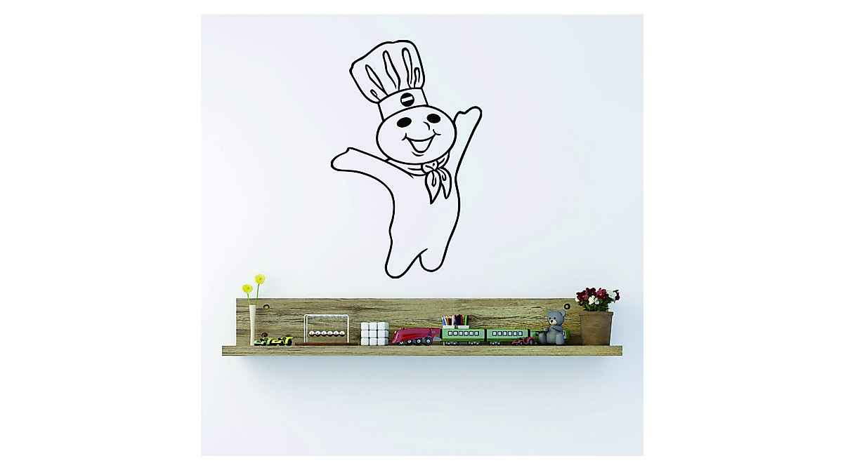 Pillsbury Doughboy Wall Decals for Fun Kitchen Decor
