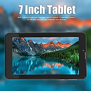 7 Inch Tablet, Octa Core Processor 2G RAM 32G ROM Tablet PC 1280x800IPS HD Screen for Home for Travel
