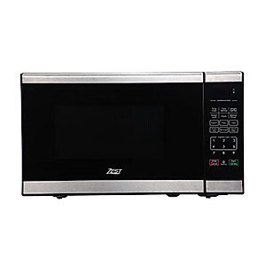 ZEST Compact 0.7 Cu. Ft, 700 Watt Microwave Oven, Stainless Steel