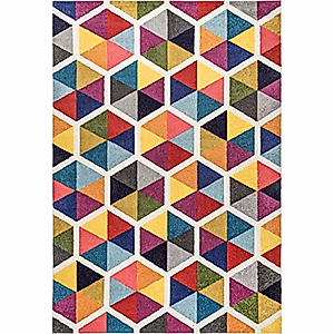 nuLOOM Maris Colorful Geometric Tiles Area Rug, 8' x 10', Multi