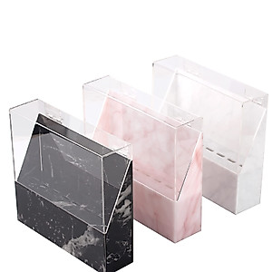 BUCICE Tweezer Holder Stand for Eyelash Extension Dust-proof Eyelash Curler Storage Rack 8 Hole Acrylic Display Stand Eyelash Extensions Supplies Rack for Salon and Home Use