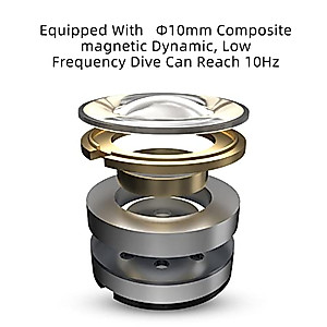 KZ EDX Wired Headset in Ear Entry Level HiFi Headset 3.5mm Detachable 2pin IEM bass Music Game Headset(Black, Mic)