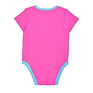 Nickelodeon Blue’s Clues & You Girls’ Blue and Magenta 3 Pack Bodysuits for Newborn and Infant – Pink/Grey