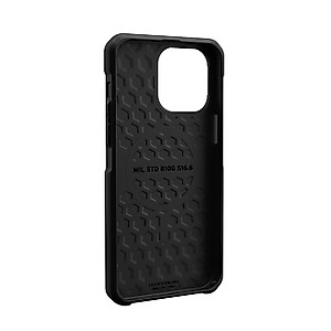URBAN ARMOR GEAR UAG Designed for iPhone 14 Pro Max Case Kevlar Black 6.7" Metropolis LT Built-in Magnet Compatible with MagSafe Charging Featherlight Heavy Duty Shockproof Rugged Protective Cover