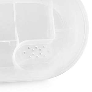 QSHAVE Toothbrush Travel Case Compatible for Philip Sonicare/Oral-B Electric Tooth Brushes (White)