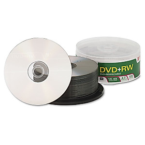 Verbatim DVD+RW Discs 4.7GB 4x Spindle 30/Pack VER94834