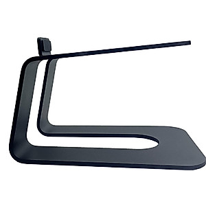 Desk or Floor Stand Compatible with Sonos Play Five - Decouple Your Bluetooth Speaker to Reduce Vibrations - Soundrise PRO-5 Single Stand Black