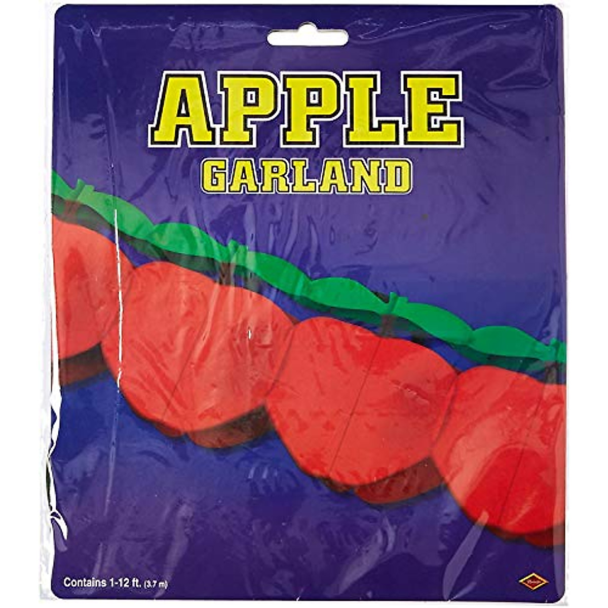 Tissue Apple Garland Party Accessory (1 count) (1/Pkg)
