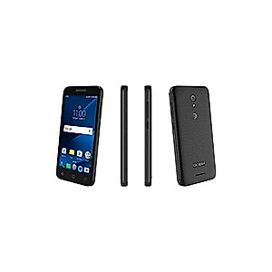 AT&T Prepaid Alcatel idealXCITE 6030B 5" Android 7.0 Smartphone Cell Phone, 8GB, Black